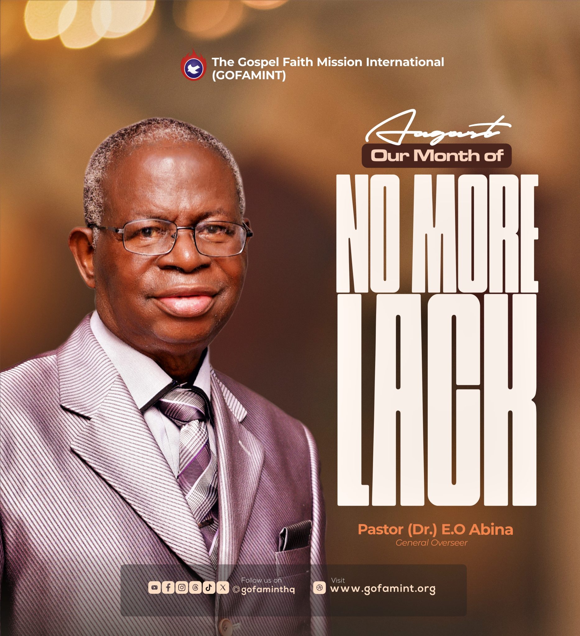 PROPHETIC DECLARATION FOR THE MONTH OF AUGUST 2024 - The Gospel Faith ...